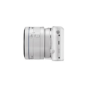 Samsung NX2000 20.3MP CMOS Smart WiFi Mirrorless Digital Camera with 20-50mm Lens and 3.7" Touch Screen LCD (White) (Discontinued by Manufacturer)