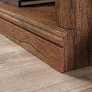 Sauder Miscellaneous Bookcase, L: 35.28" x W: 13.23" x H: 43.78", Vintage Oak finish