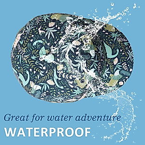 Dinosaur Kids Baseball Hat Caps Toddler Sun Hat Waterproof Quick-Dry Boys Girls Cap Adjustable Size for 2-4Y (Green)