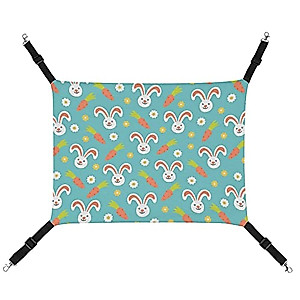 Bunny Love Carrot Pet Hammock Comfortable Adjustable Hanging Bed for Small Animals Dogs Cats Hamster