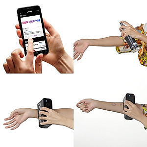 Prinker S Temporary Tattoo Device Package for Your Instant Custom Temporary Tattoos with Premium Cosmetic Full Color + Black Ink - Compatible w/iOS & Android devices