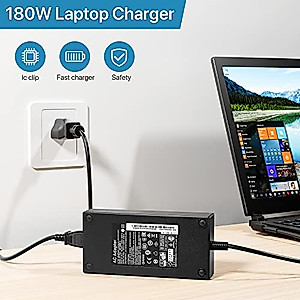 180W Predator Helios 300 Charger Fit for Acer Predator Helios 300 PH315-52 PH315-53 Triton 500 Aspire 7 A717-71G Acer Nitro 5 Series Gaming Laptop ADP-180MB K Power Supply Cord