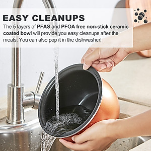 Tenavo Digital Mini Rice Cooker 4 Cups Uncooked, 2L Rice Cooker Small, Portable Rice Cooker Small for 3-4 People, Travel Rice Cooker, Multi-cooker with 8 Smart Programs, 400W, White