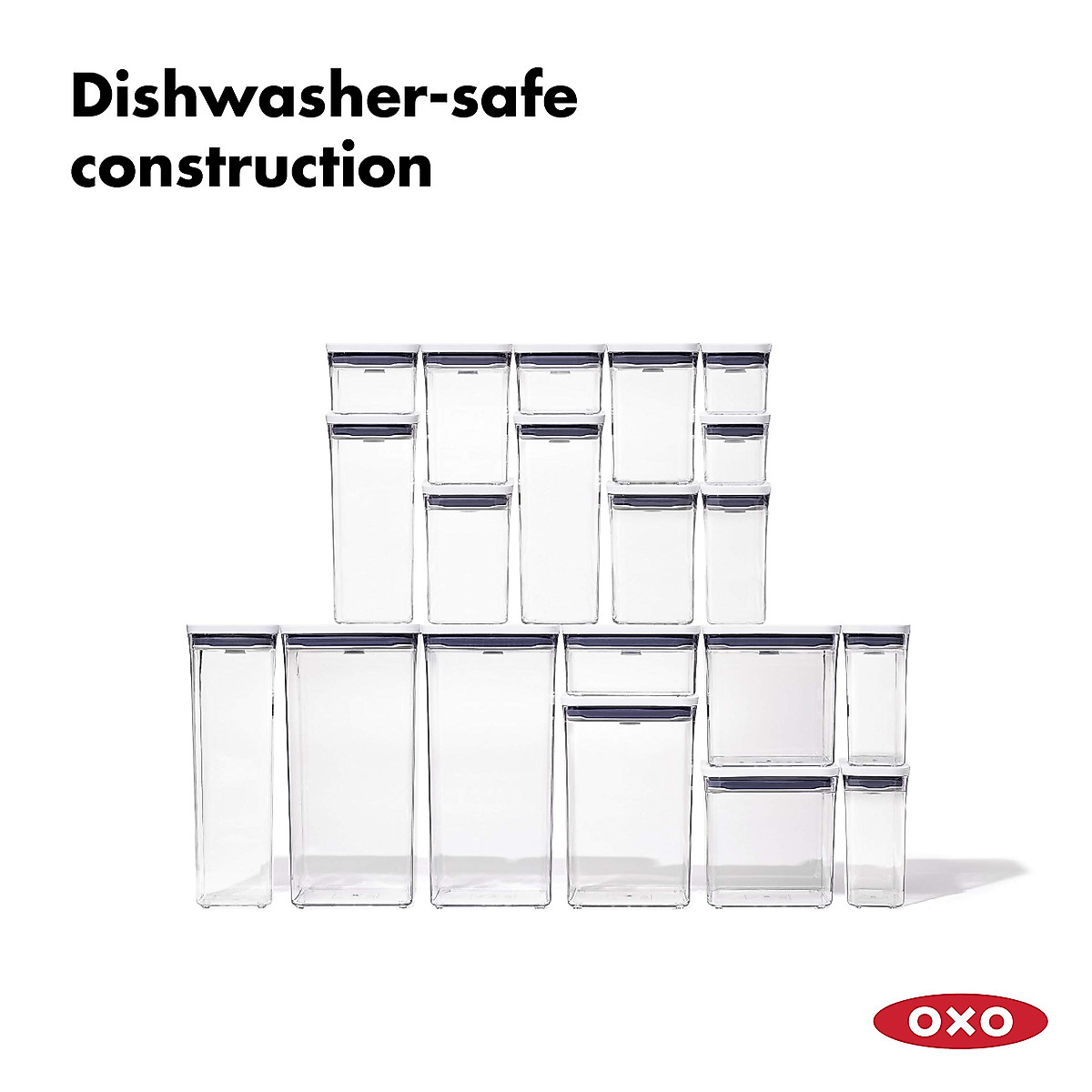 OXO Good Grips 20-Piece POP Container Set + OXO Good Grips 8-Piece Baking Essentials POP Container Set