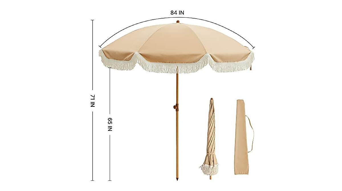 Kbrellaoutlets 7ft Patio Umbrella with UV Protection