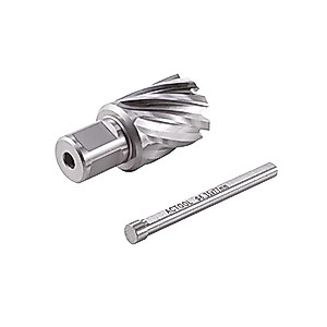 ACTOOL 1-1/8" Diameter × 1" Depth of Cut HSS ANNULAR Cutter with 3/4'' Weldon Shank