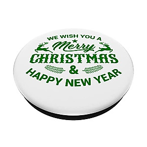 CHRISTMAS DECO NEW YEAR'S EVE GREETINGS WOMENS MENS KIDS PopSockets Swappable PopGrip