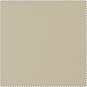 HPD HALF PRICE DRAPES Blackout Solid Thermal Insulated Window Curtain 50 X 84 Signature Plush Velvet Curtains for Bedroom & Living Room (1 Panel), VPYC-SBO161204-84, Angora Beige