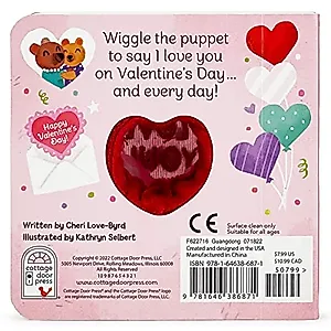 My Little Valentine Finger Puppet Valentines Board Book Ages 0-4