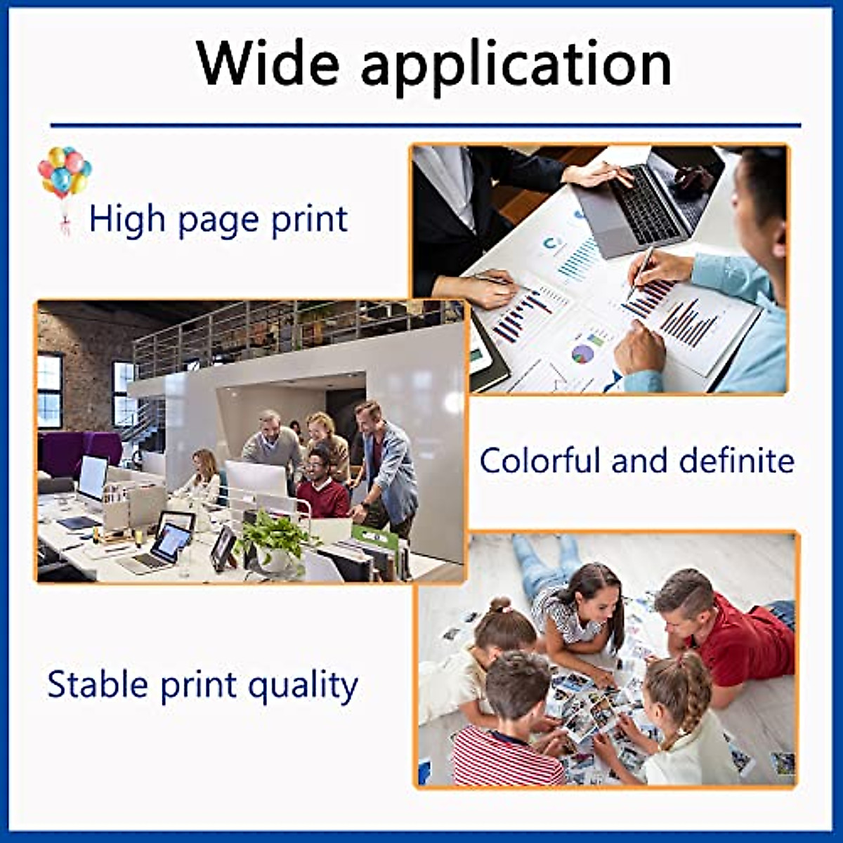 1-Pack TN350 Black Toner Cartridge Replacement for Brother DCP-7010 7020 7025 IntelliFax 2820 2910 2920 2850 MFC-7220 7225 7820 7420 7820N HL-2040 2040N 2070N 2030 2040R Printer. (Firmly Fixed)