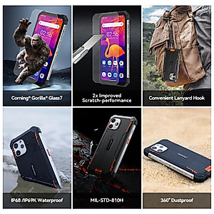 Blackview BV8900 Rugged Smartphone 2024, Thermal Camera Android 13 Phone, 16GB 256GB 1TB TF, Helio P90, 6.5-inch 2.4K FHD+ Display, 10000mAh 33W Fast Charge, 64MP Anti-Shake Camera Rugged Phone, NFC