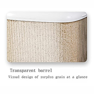 JINYISI Rice Container Home Kitchen Rice Dispenser 10 kg Square Transparent Large Capacity Push Type Automatic Rice Storage Container Kitchen Storage containers