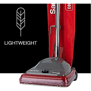 Sanitaire TRADITION Upright Commercial Bagged Vacuum, SC684G Red