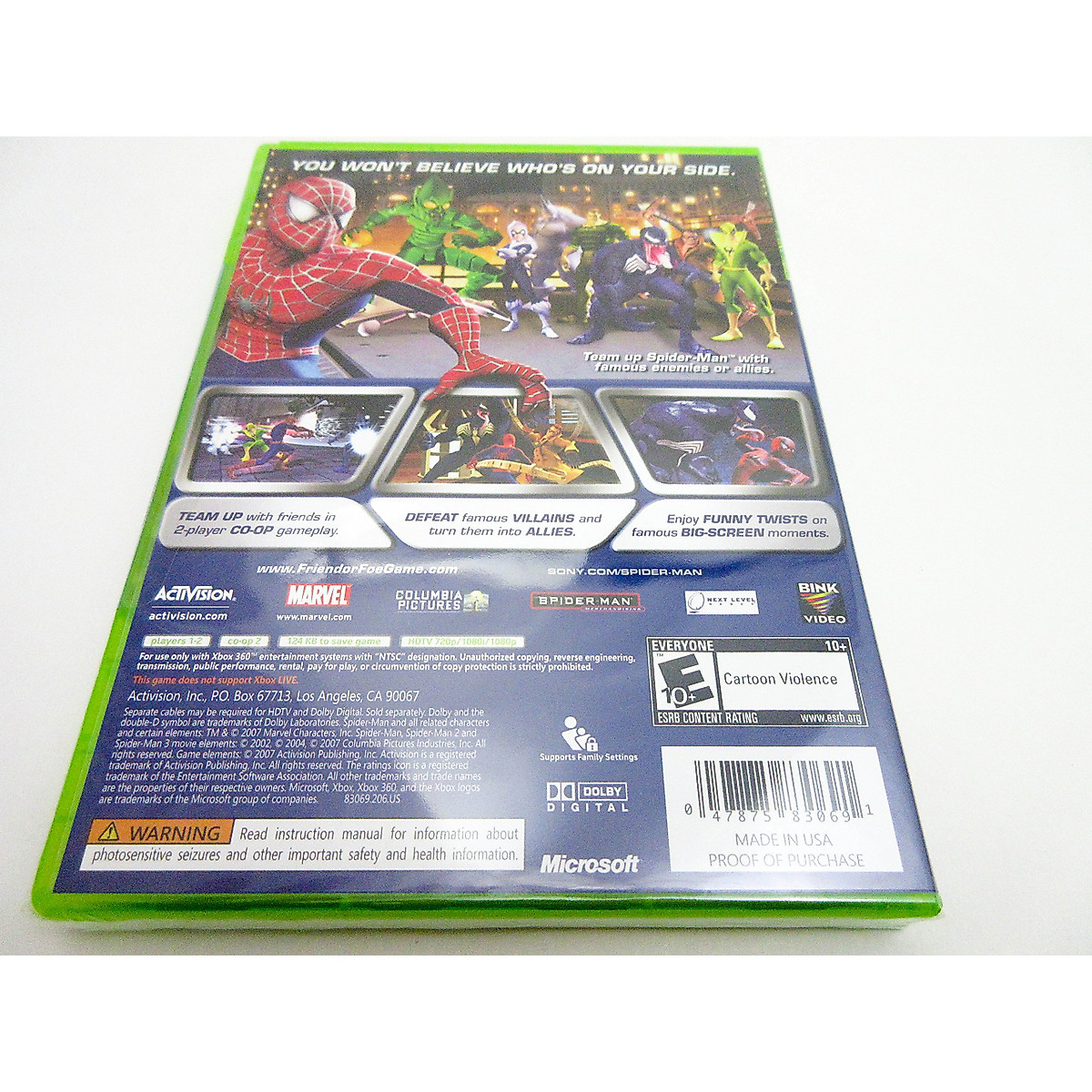 Spiderman: Friend or Foe - Xbox 360