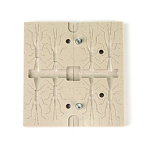 best_nj Four Cavity Lure Mold Soft Plastiс Lure Making Injection Molds for DIY Fishing Lures Grass Hopper 1.5"