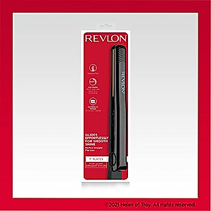 Revlon Perfect Heat Triple Ceramic Flat Iron | For Ultra Straight Styles (1 in)