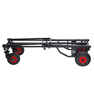 Gator Frameworks All-Terrain Folding Multi-Utility Cart with 30-52” Extension & 500 lbs. Load Capacity (GFW-UTL-CART52AT)