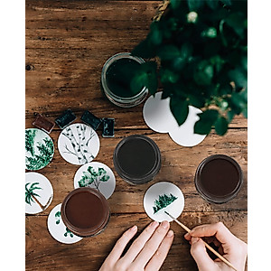 MyArtscape Acrylic Paint Set - 12 x 100ml Bottles - Artist Quality Paints - Lightfast - Heavy Body - Highly Pigmented Colors with Great Coverage - Professional Art Supplies