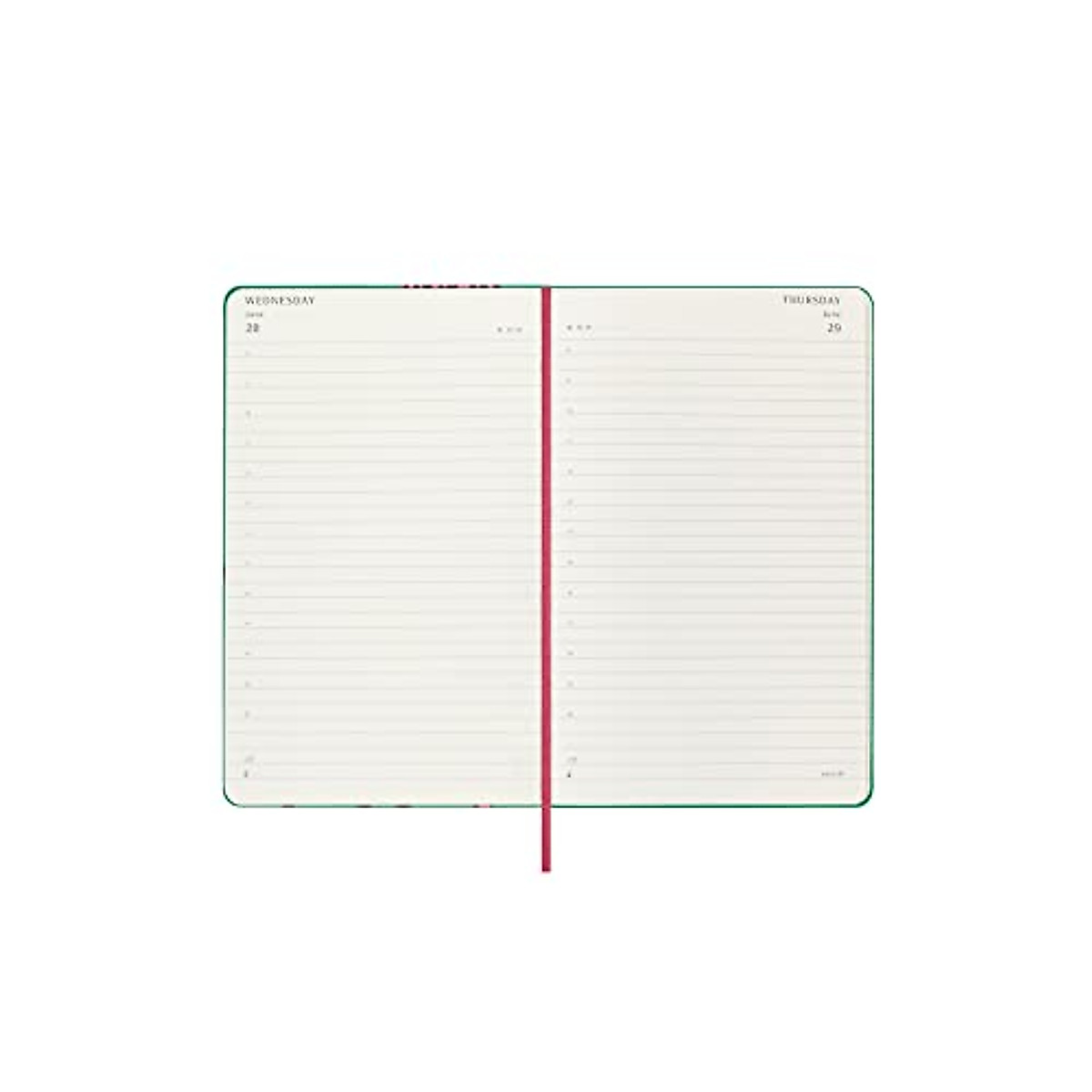 Moleskine Limited Edition Frida Kahlo 12 Month 2023 Daily Planner, Hard Cover, Large (5" x 8.25"), Green