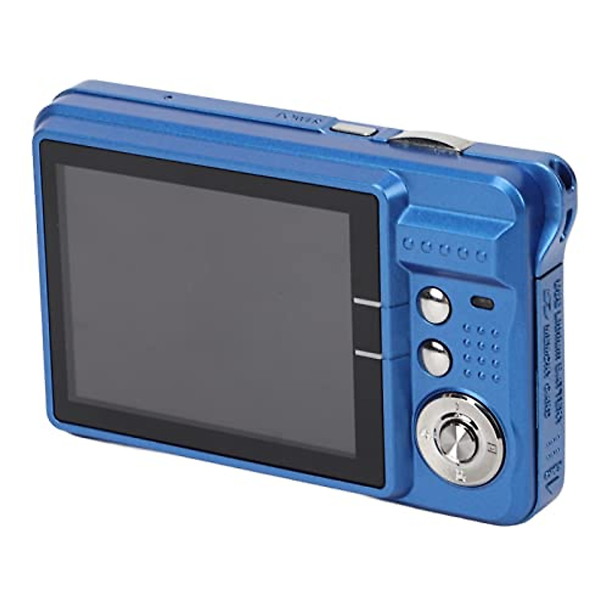 DAUERHAFT Digital Camera, Anti Shake 2.7in LCD 4K Vlogging Camera Built in Fill Light for Photography(Blue)
