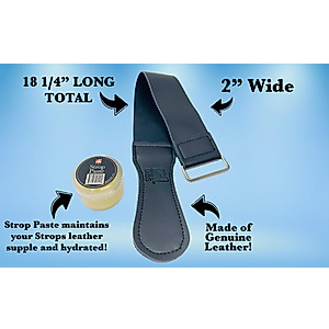 G.B.S Straight Razor Wet Shaving Kit - Classsic Shave Grooming Gift Set for Men - Includes: Straight Edge Razor, Shaving Brush, Alum Block, Shave Soap, Shave Mug Bowl,Sharpening Strop and Paste