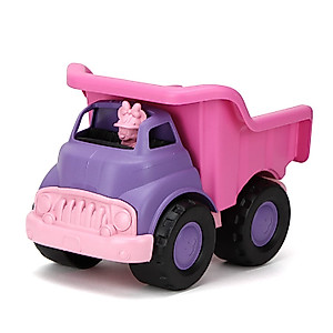 Green Toys Disney Baby Exclusive Minnie Mouse Dump Truck - Pretend Play, Motor Skills, Kids Toy Vehicle. No BPA, phthalates, PVC. Dishwasher Safe, Recycled Plastic, Made in USA.