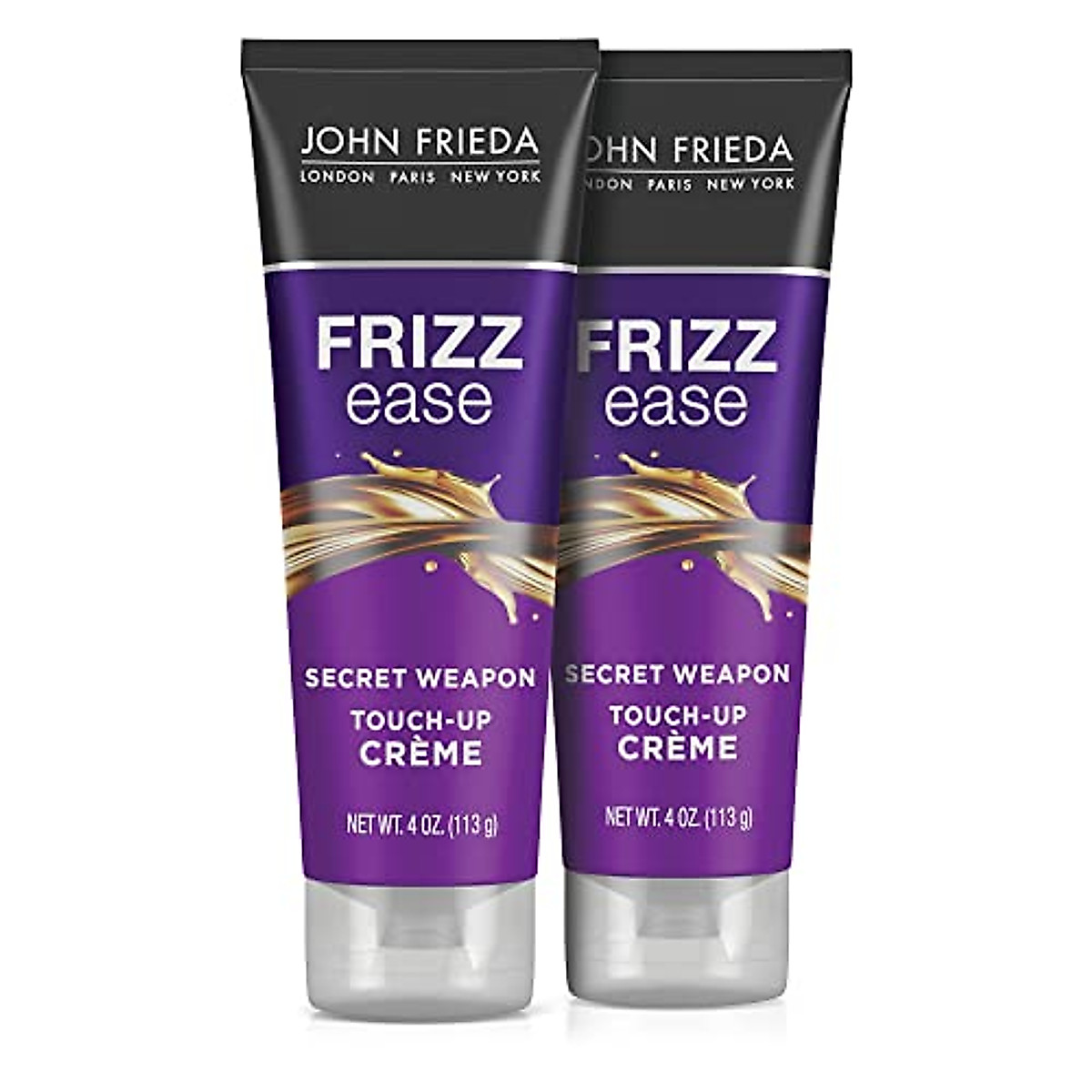 John Frieda Frizz Ease Secret Weapon Touch Up Cream: Anti-Frizz Styling Cream for Smooth, Frizz-Prone Hair (4 oz, Pack of 2)