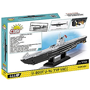 COBI Historical Collection WWII Warships U-Boot U-96 (Type VIIC) Submarine
