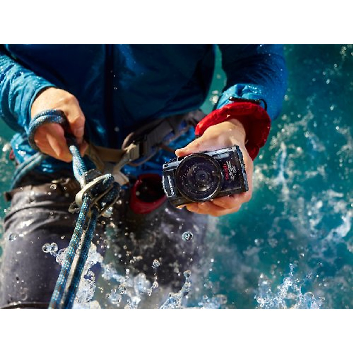 Olympus TG-3 Waterproof 16 MP Digital Camera (Black) - International Version (No Warranty)