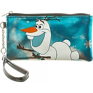 Disney Envelope Wallet Frozen Olaf Clear w/Wristlet Bag New Toys gw37w0dsp