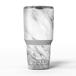 Design Skinz Slate Marble Surface V10 - Skin Decal Vinyl Wrap Kit Compatible with The Yeti Rambler Cooler Tumbler Cups