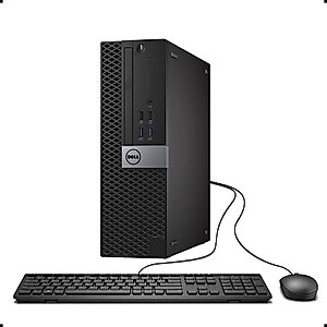 Dell Optiplex 7040 Mini Tower Desktop Computer, Intel Quad Core i5 6500 3.2Ghz, 32GB DDR4, 1TB SSD Hard Drive, WiFi, Bluetooth, HDMI, Keyboard & Mouse, Windows 10 Pro (Renewed)