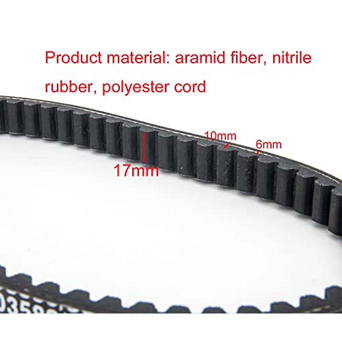 30 Series Go Kart Drive Belt Replaces Manco 5959 / Comet 203589，Torque Converter Belt（Pack of 3）