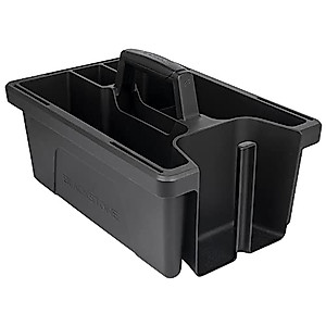 Blackstone 5556 Open Griddle Caddy Tool Box with Handle and Two Compartments Heavy Duty Saving Outdoor Grill BBQ Accessories, Portable Convenient Storage Cooking Space Organizer, Black