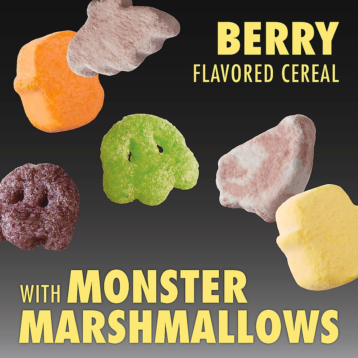 Monster Mash Remix Cereal with Monster Marshmallows, Kids Breakfast Cereal, Limited Edition, Made with Whole Grain, Family Size, 16 oz