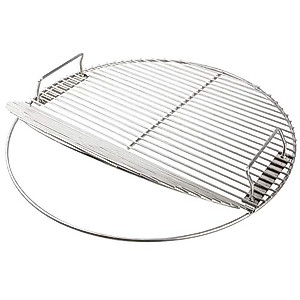 Mydracas Stainless Steel Cooking Grate 21.5 inch Kettle Grill Grate 304 Stainless Steel Food Grade Safe for 22.5 inch Weber Charcoal Grills