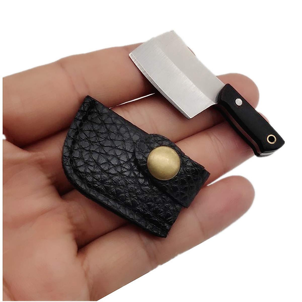 KOWAKA EDC Tool Mini Knife, Small Pocket Keychain Neck Blade Chef Knife (1)
