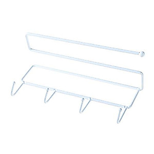 Modernnimalist Shelf,Kitchenware Storage Rack, Tableware Rack, Non-Stick Drill, Towel Rack, Storage Rack, Hanger Hook, Kitchen and Bathroom Accessories/White