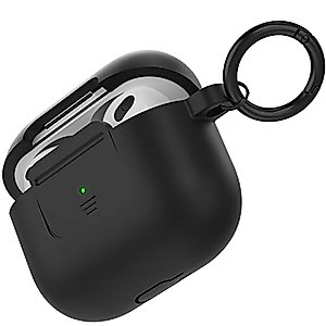 FUNLINK for Airpods 3rd Generation Case, [Upgrade Secure Lock] AirPods 3 Case Cover Shockproof Silicone Skin Protective Case for Apple Airpod Gen 3 with Keychain