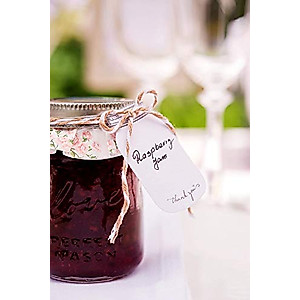 WEDDINGSTAR Mini Love Mason Jar with Lid - 6 Pack
