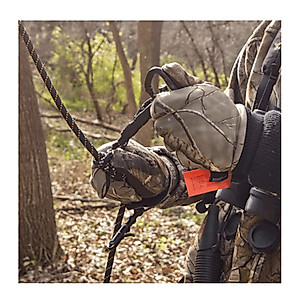 Muddy Outdoors Safe-Line 30' Durable Nylon Outdoor Hunting & Treestand Safe System for Tree Climbing - Single Pack