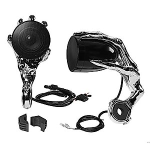 BOSS Audio Systems PHANTOM900 Motorcycle Weatherproof Bluetooth Speaker System - 3 Inch Speakers, Built-In Amplifier, Built-in Bluetooth, Volume Control, Great for ATVs and All 12 Volt Vehicles