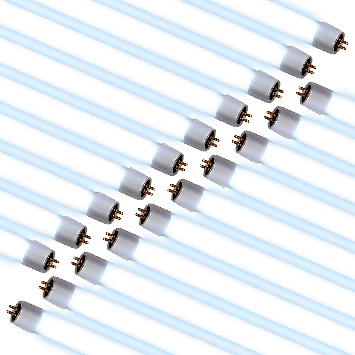 LED T5 Ballast Bypass Tube Light (30 PACK) Shatterproof; 120-277V; 24W; 3200 Lumens=160lms/w; Rewire direct to AC power single sided connection; 50,000 Life Hours; 5 Year Warranty; UL & DLC Listed