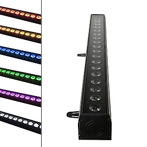TC-Home 18 LED RGBWA UV 270W Wall Wash Bar Light 7/9 CH DMX 512 DJ Party Disco Stage Lighting (6 in 1)