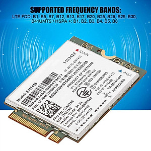 Portable 4G LTE Module for ThinkPad, EM7455 UMTS HSDPA HSPA + LTE 4G Network Card, Integrated Chipset, NGFF/M.2 Interface, Network Module for T460, T460p, T460s T470 T470S T470P X260 X270