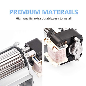 Criditpid BK GA3750 GA3750A GA3700 GA3700A Replacement Fireplace Blower Fan Kit for Desa, FMI, Vanguard, Vexar Fireplaces, 103581-01, 103581-02, 103581-03, 103581-04