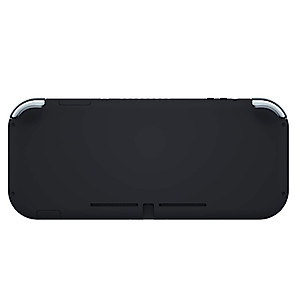 eXtremeRate Soft Touch Black DIY Replacement Shell for Nintendo Switch Lite, NSL Handheld Controller Housing w/Screen Protector, Custom Case Cover for Nintendo Switch Lite