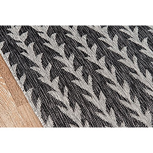 Novogratz by Momeni Rugs Villa Collection Amalfi Indoor/Outdoor Area Rug, 2'0" x 3'0", Charcoal
