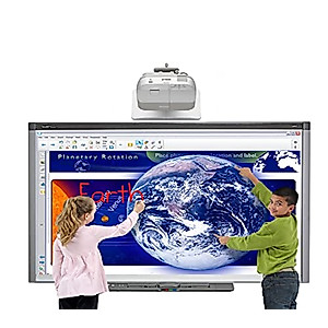 Electronic Interactive Dry Erase Board for Classroom Presentation/Collaboration (7 feet Long by 4 feet Wide) (with Short Throw Projector)