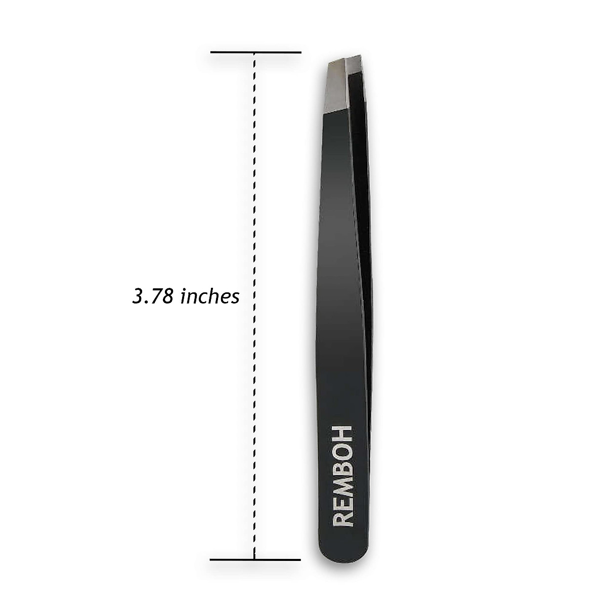 Generic Slant Tweezers - Professional Tweezers for Eyebrows Stainless Steel Slant Tip Tweezer - The Best Precision Eyebrow Tweezers (RT)